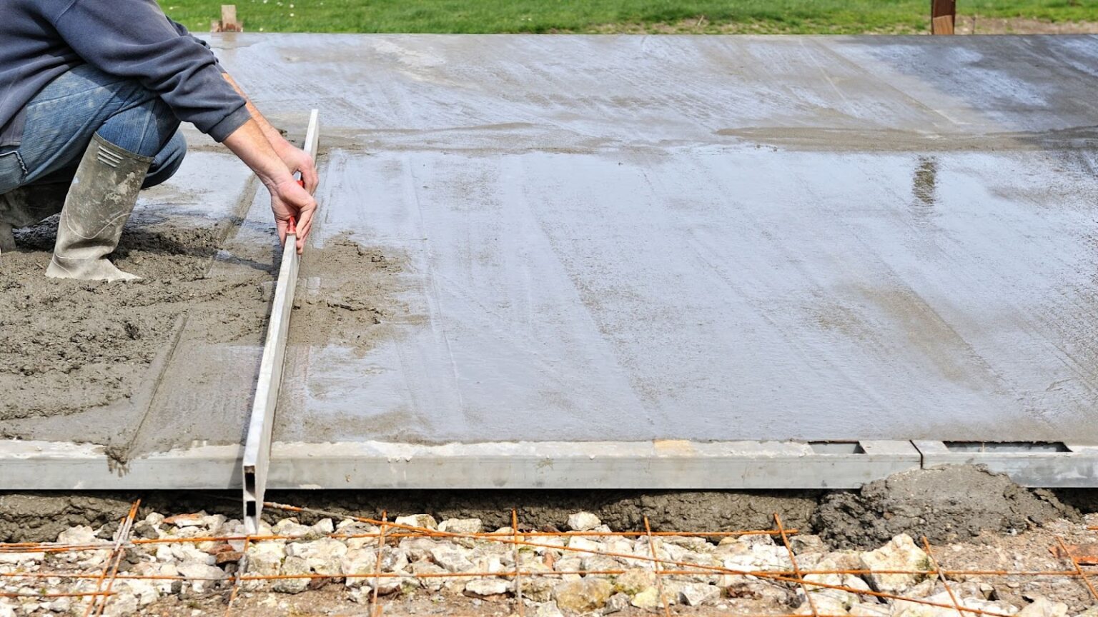 How to Pour a Concrete Slab for a Shed - Concrete Taxi